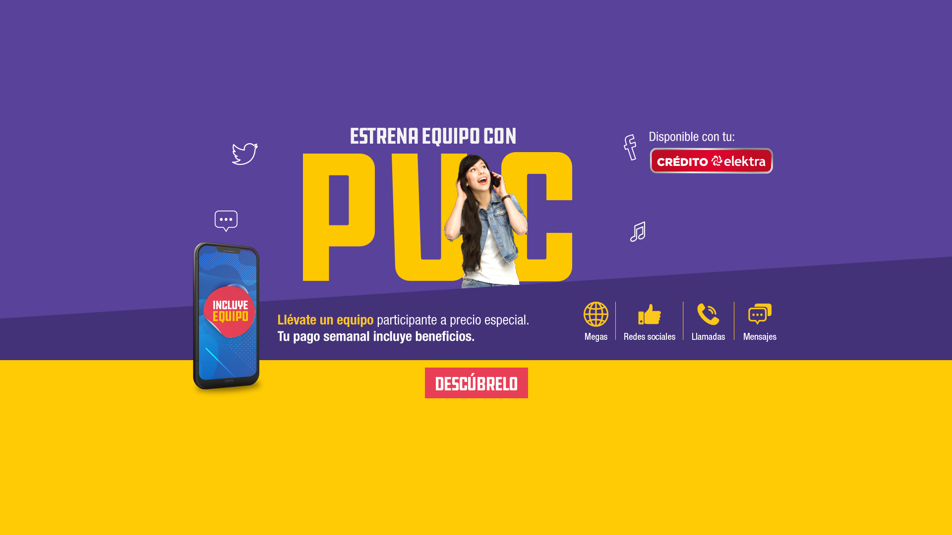 Bienvenido a Unefon – Ahora tus recargas duran más días.