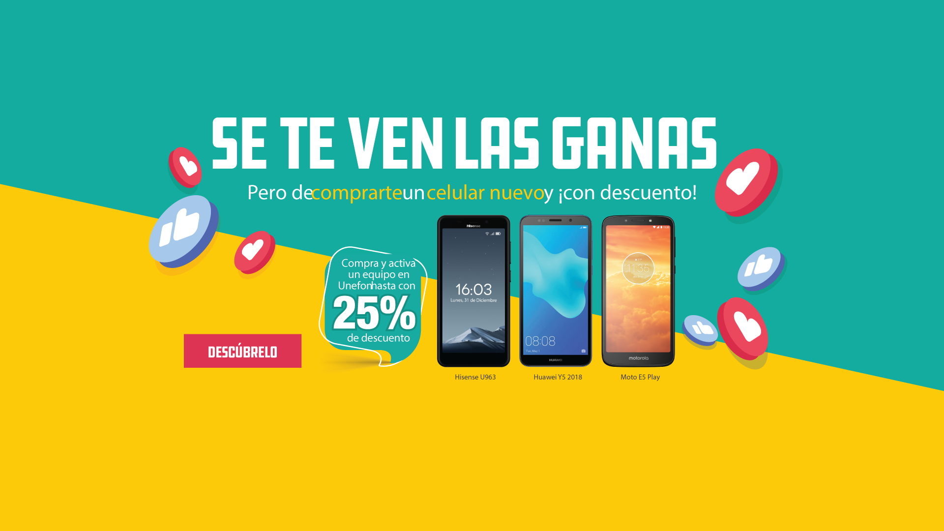 Bienvenido a Unefon – 10 pesos. 24 horas. Todo ilimitado